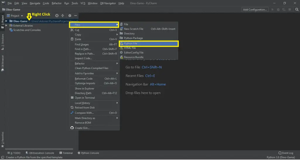 Dino Game In Python With Source Code Video 2022