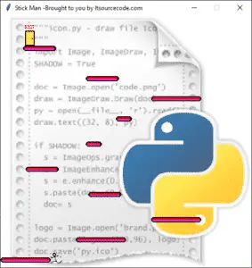 Stickman Game in Python with Source Code