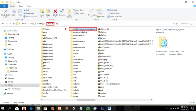 Sports Management System Project In PHP Download