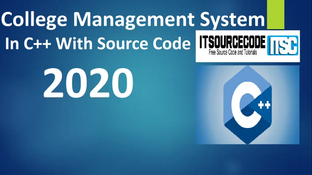 C++ Projects With Source code Free Download 2020 | Itsourcecode.com