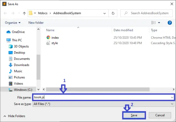 Address Book Project In Javascript With Source Code Video 8504