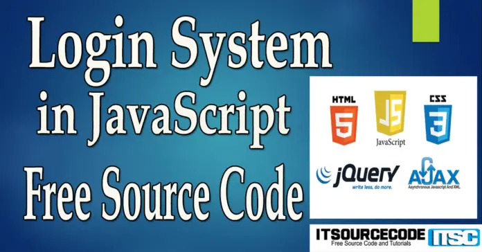 Login System in JavaScript with Source Code - Video