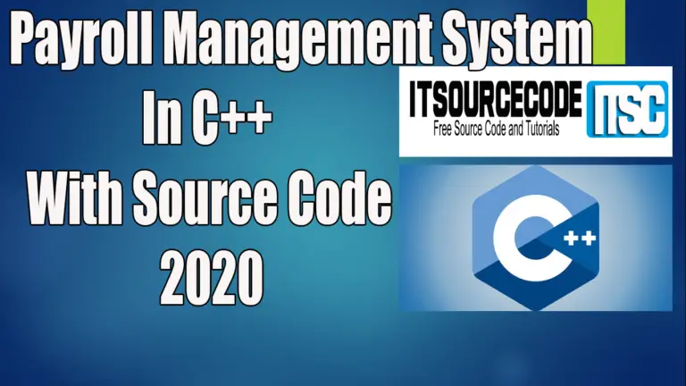 Payroll Management System Project In C++ With Source Code