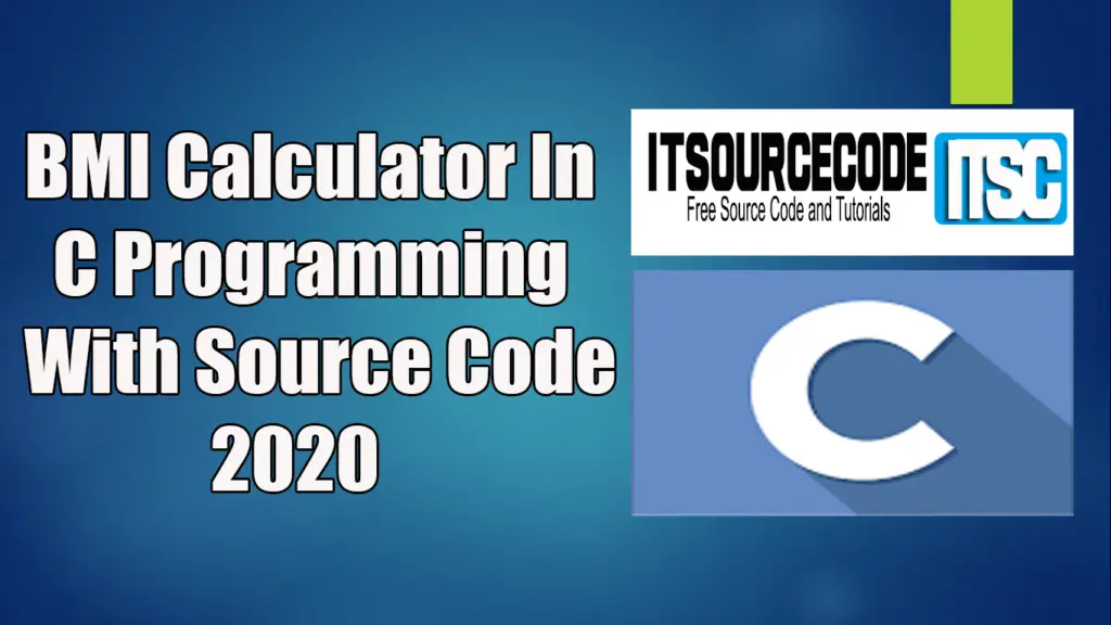 Bmi Calculator In C With Source Code Itsourcecode Com Vrogue