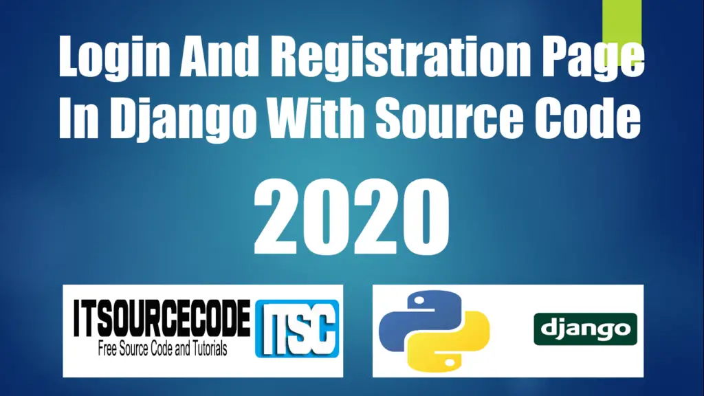 Django Login And Registration With Source Code