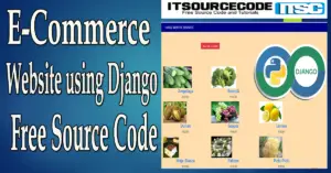 Django Ecommerce with Source Code - Itsourcecode.com