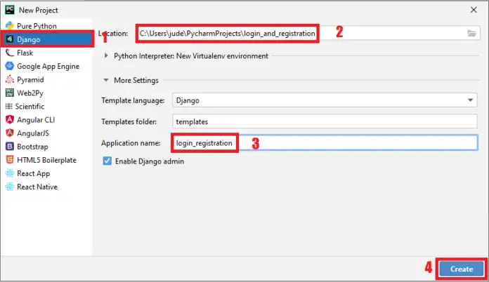 Django Login And Registration With Source Code