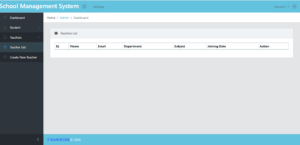 School Management System Django with Source Code