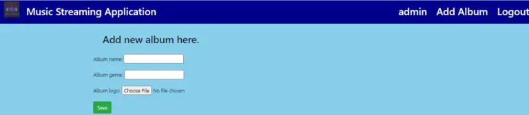 Django Music Streaming App with Source Code - Itsourcecode.com