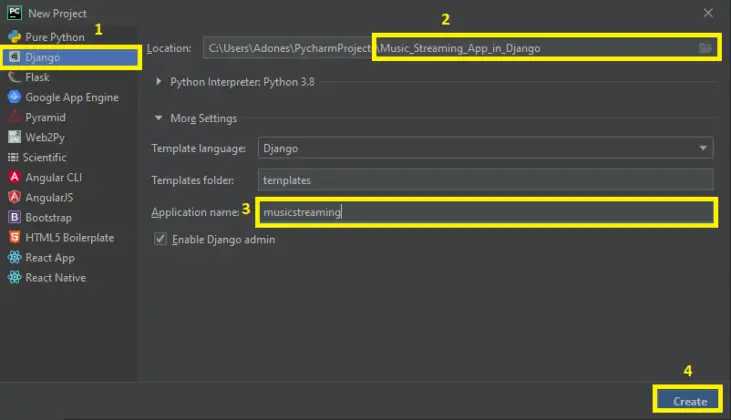 Django Music Streaming App with Source Code - Itsourcecode.com