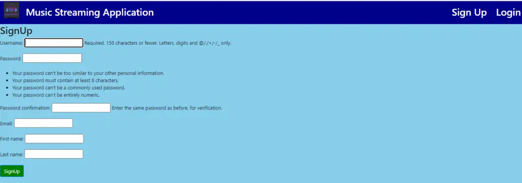 Django Music Streaming App with Source Code - Itsourcecode.com