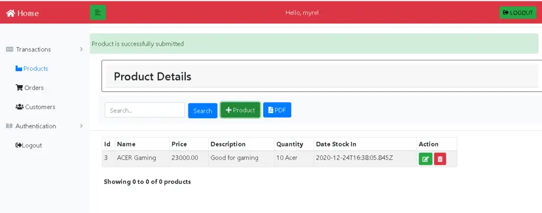 Order Management System Project in Django with Source Code