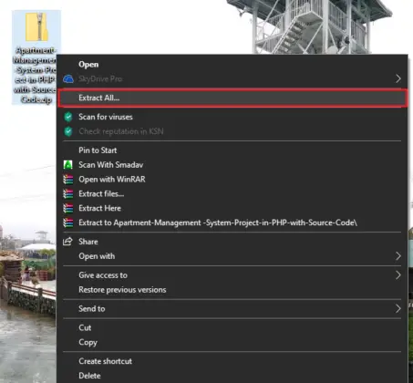 Apartment Management System Project in PHP with Source Code