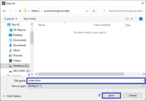 Ecommerce in Javascript Framework with Source Code - Video