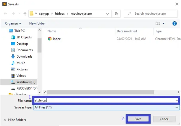 Movie Management System in JavaScript with Source Code