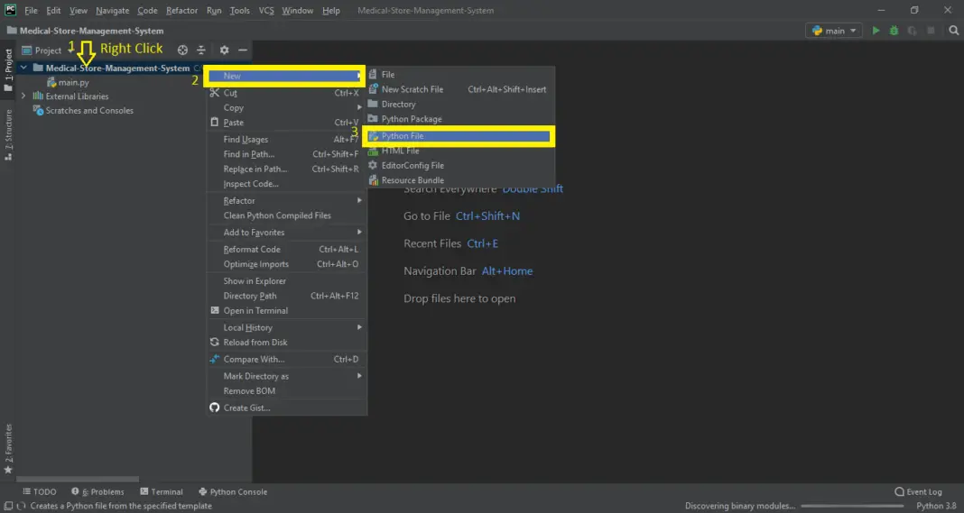 Medical Store Management System Project in Python with Source Code