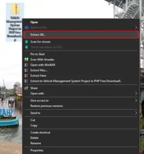 Vehicle Management System Project in PHP Free Download