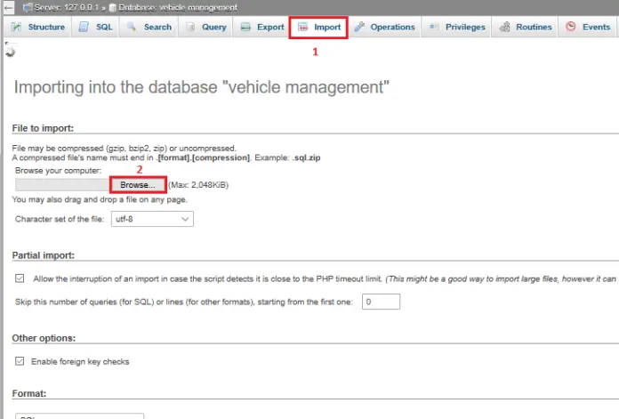 Vehicle Management System Project in PHP Free Download