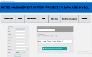 Hotel Management System Project in Java With Source Code