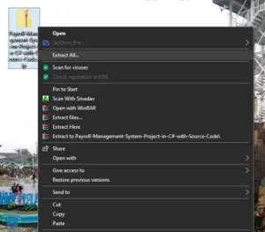 Payroll Management System Project in C# with Source Code