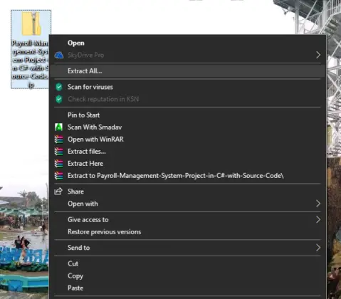 Payroll Management System Project in C# with Source Code