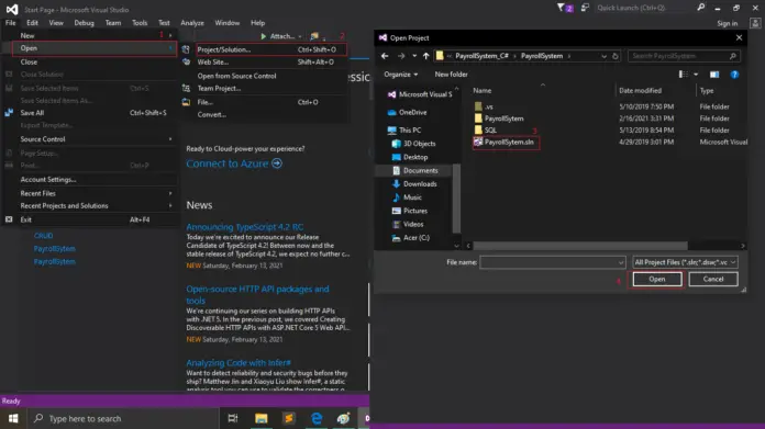 Payroll Management System Project in C# with Source Code