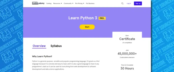 20 Best Python Courses Online with Certificate [2022] - Itsourcecode.com