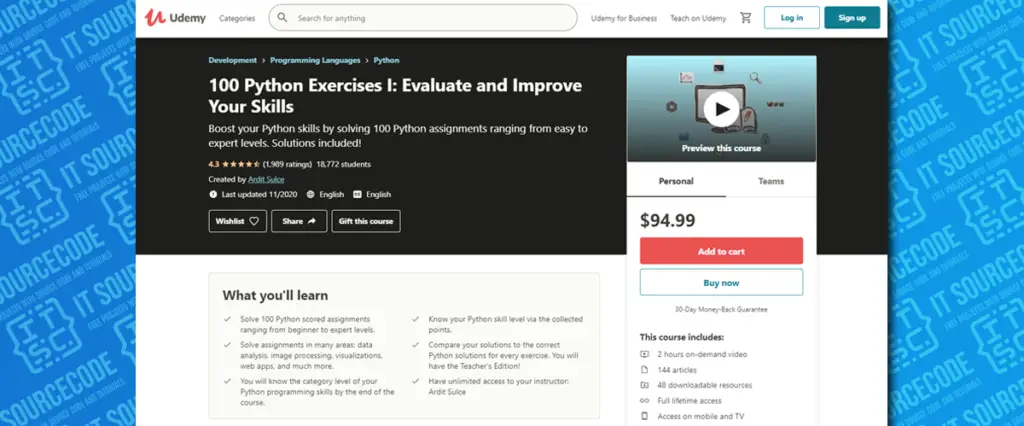 20 Best Python Courses Online with Certificate [2022] - Itsourcecode.com