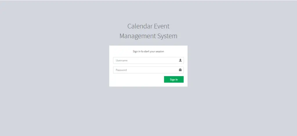 Event Calendar In PHP Free Download - Itsourcecode.com