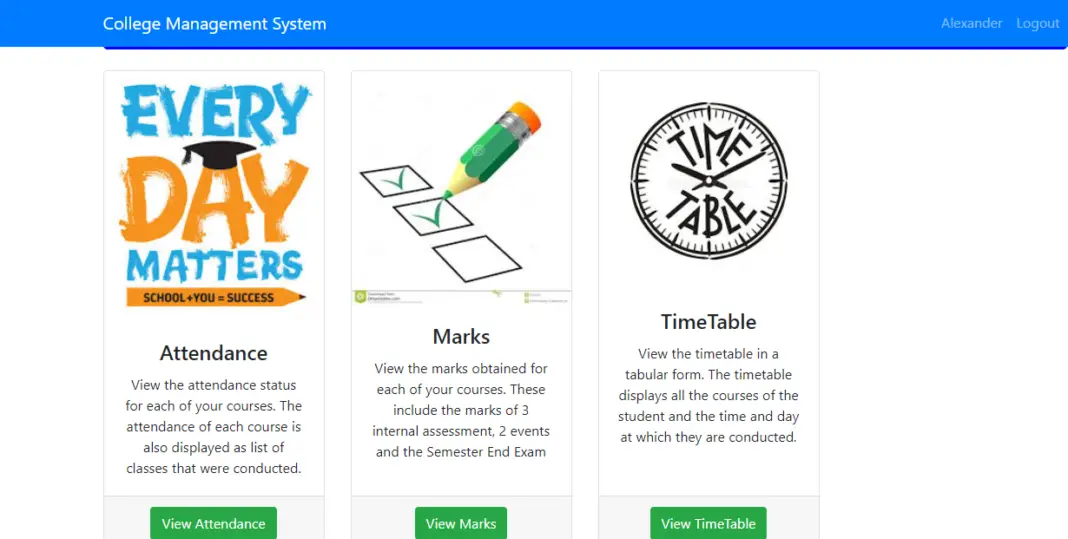 College Management System Using Django with Source Code