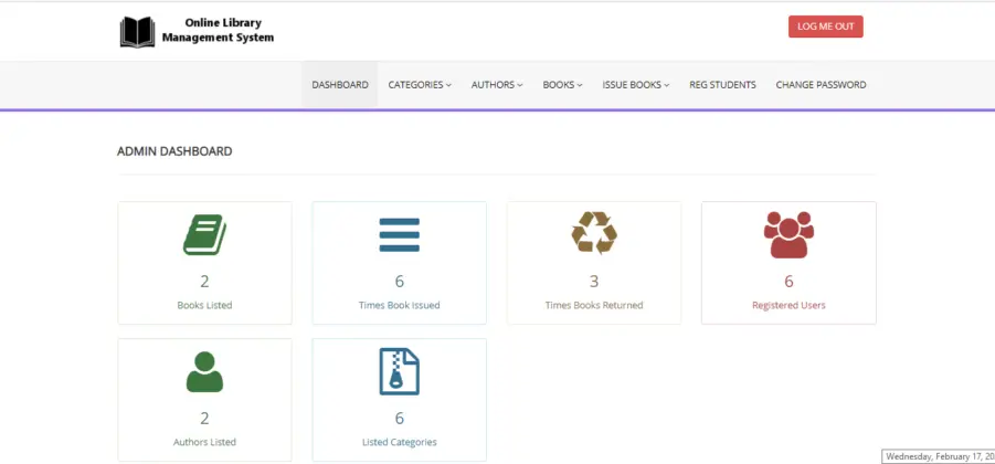 Library Management System Project in PHP with Source Code