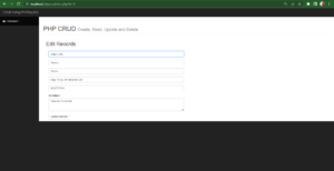 CRUD Operations In PHP With Source Code (Complete Guide)