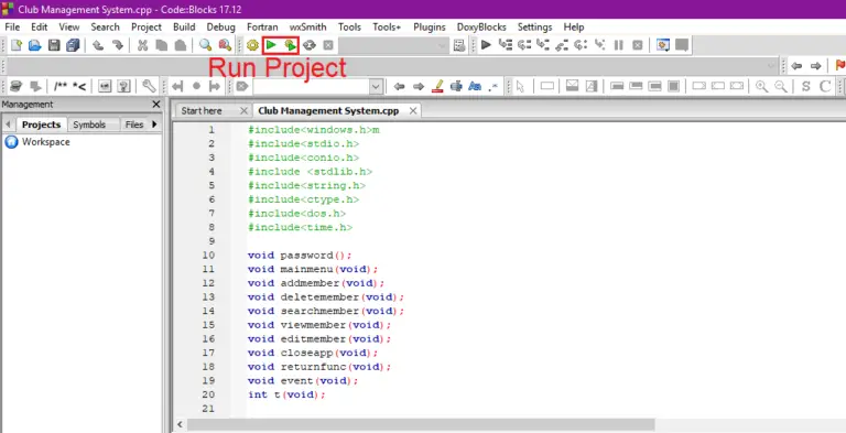 Club Management System In C++ With Source Code