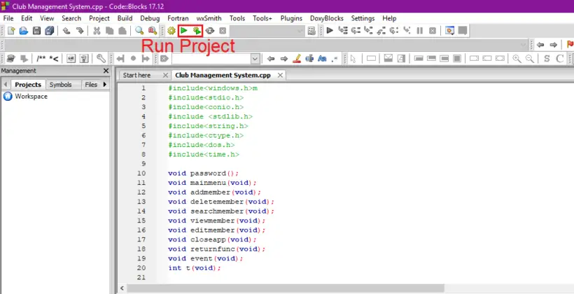 Club Management System In C++ With Source Code