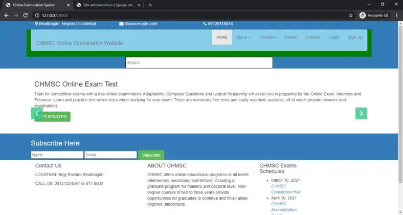 Django Online Examination System With Source Code
