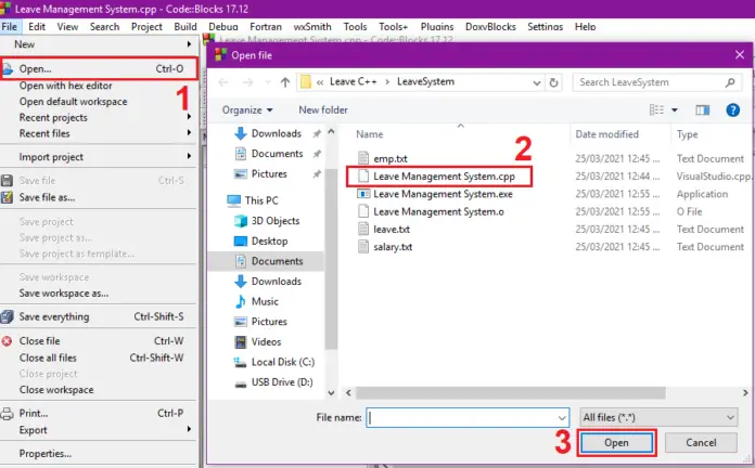 Leave Management System In C++ With Source Code