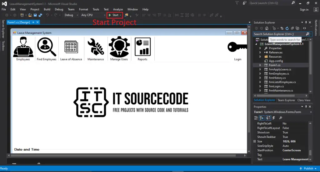 Leave Management System In C# With Source Code