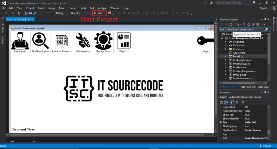 Leave Management System In C# With Source Code