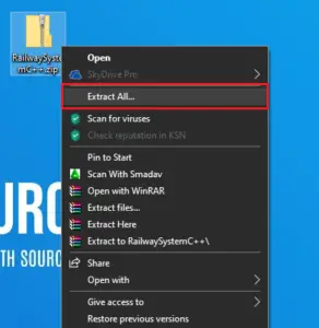 Railway Reservation System Project in C++ With Source Code