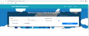 Airline Reservation System PHP Project With Source Code