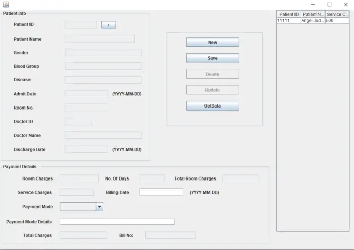 Project On Hospital Management System In Java Source Code