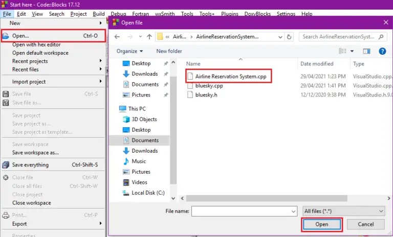 Airline Reservation System Project in C++ With Source Code