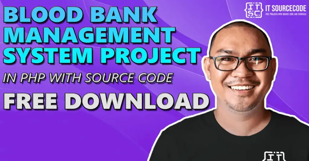 Blood Bank Management System Project In PHP Source Code