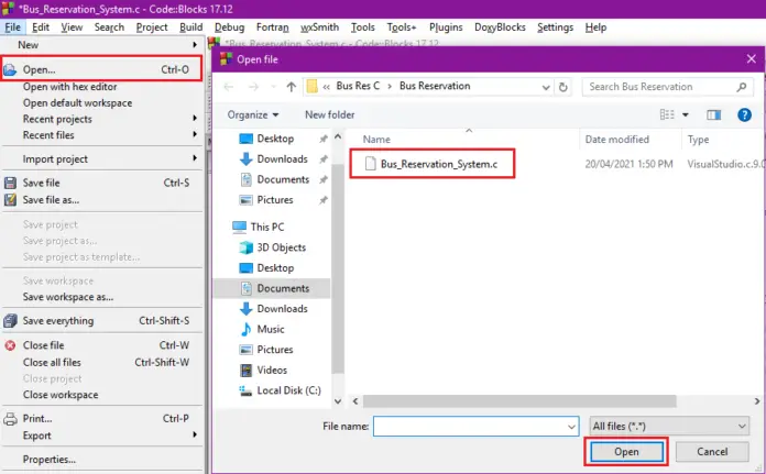 Bus Reservation System Project In C With Source Code