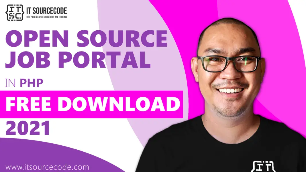 Open Source Job Portal In PHP Free Download - VIDEO - 2022