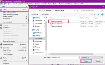 Pacman Game In C With Source Code - Itsourcecode.com