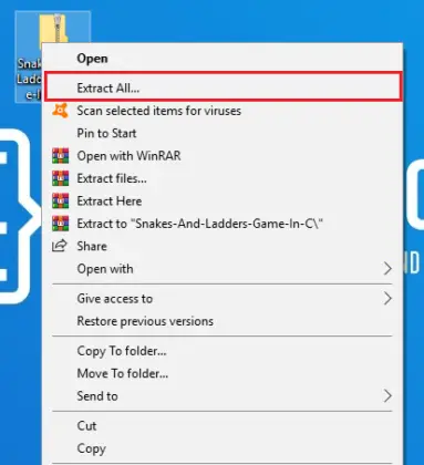 Snakes and Ladders Game in C Language with Source Code