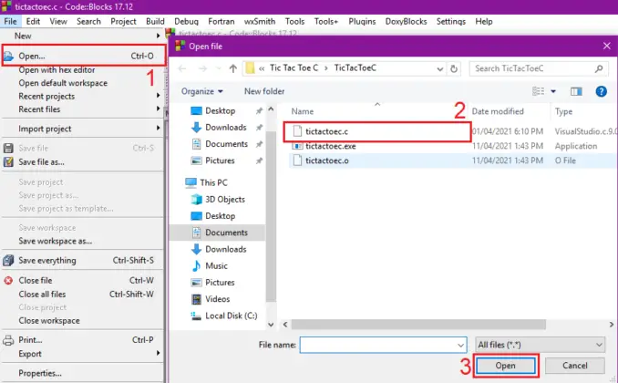 Tic Tac Toe Code In C Programming With Source Code 2022