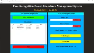 Attendance Management System In Python With MySQL Database