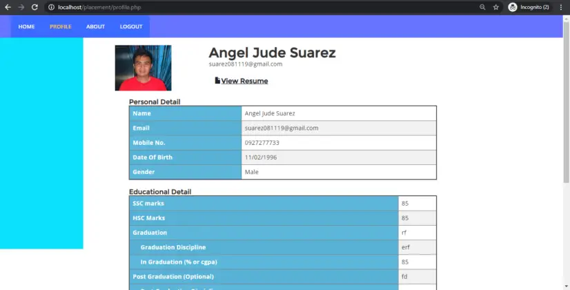 Placement Management System Project in PHP With Source Code